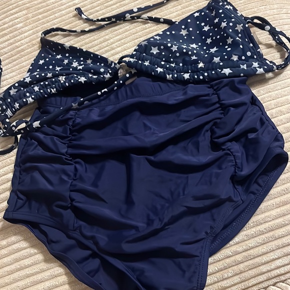 Swim | Navy Blue Bathing Suit | Poshmark